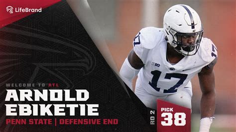 Falcons Select Arnold Ebiketie With No 38 Overall 2022 Nfl Draft Pick