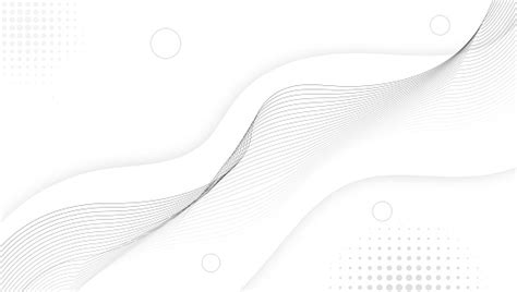 미니멀리스트와 현대 미래 추상 물결 모양의 기하학적 흰색과 회색 색상 배경 디자인 그림 Slide Show