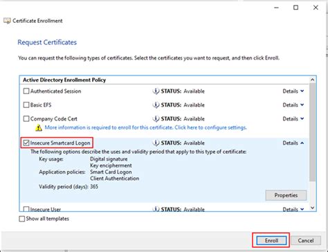 Smart Card Authentication Active Directory
