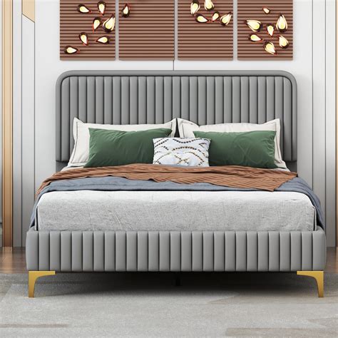 Ulife Polsterbett Doppelbett Jugendbett Mit Metallbeinen