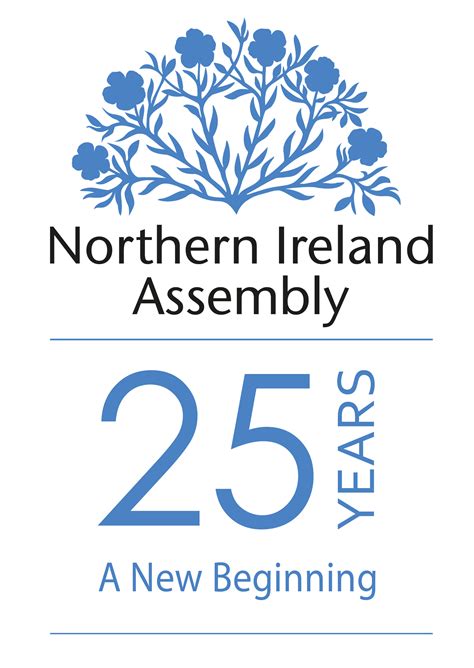 Logo Northern Ireland Assembly Marking 25 Years Since The Belfast