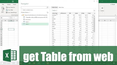 Excel Web