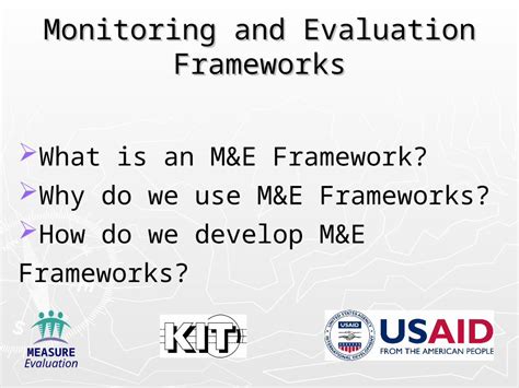 Ppt Monitoring And Evaluation Frameworks What Is An Mande Framework