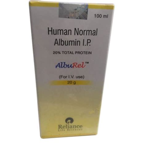 100ml Human Normal Albumin Ip Injection For Iv Use At Rs 4000piece In