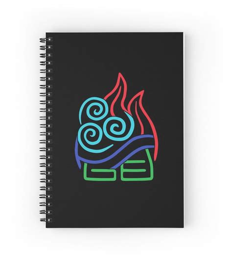 Avatar Symbols 4 Elements Journal For Sale By Hipstorium Avatar