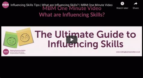 Influencing Skills Ultimate Guide