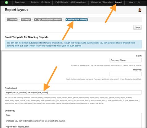 Sending A Field Report Or Punch List