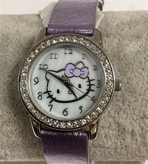 Hello Kitty Girls Quartz Wristwatch Working Badgers Auctions
