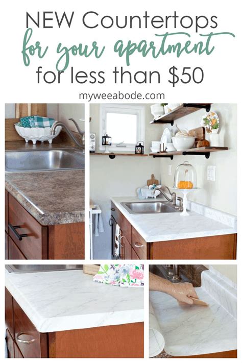 Update Your Countertops Without Replacing Them Cheap Countertops Diy Kitchen Countertops