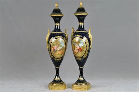 Par De Tibores Origen Francã©s En Porcelana Sã¨vres