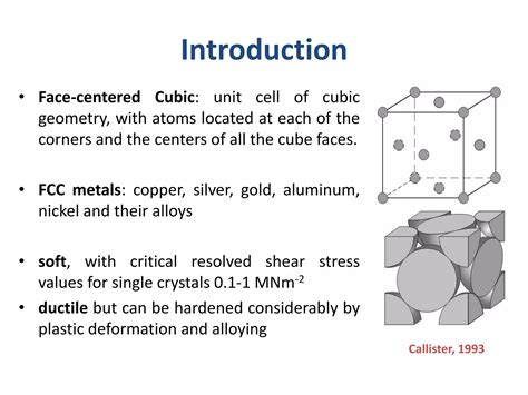 Dislocations In Fcc Metalsradwan Pptx Chemistry Science