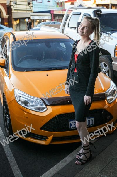 Teneale Ball With Her New 2014 Ford Fiesta St Westpix