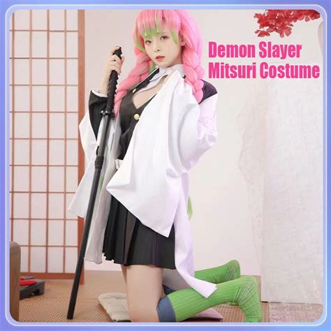 Mitsuri Anime Demon Slayer Kimetsu No Yaiba Kanroji Mitsuri Cosplay
