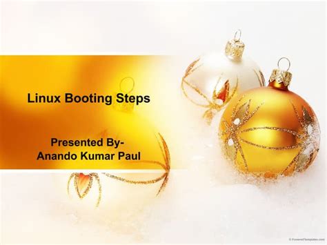Linux Booting Steps Ppt