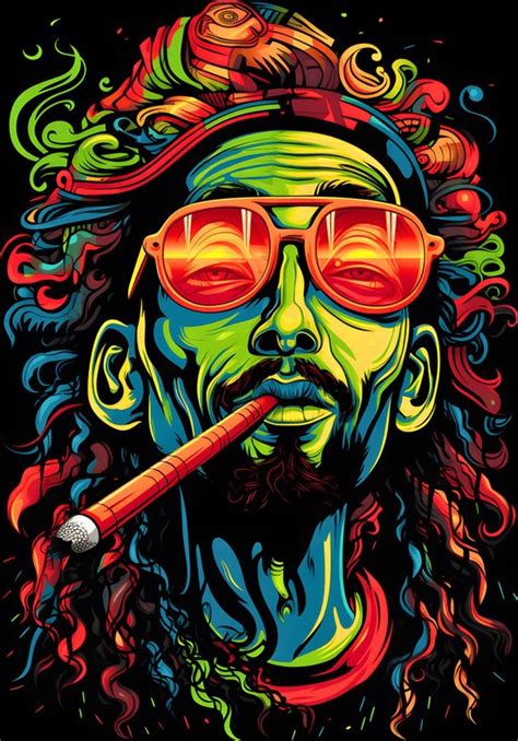 Stoner Poster Abstracte Kunst Jonko Posters Formaat 60x90cm
