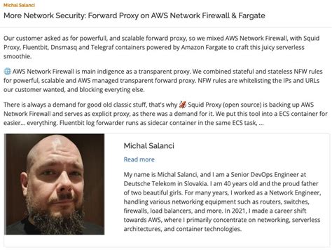 Aws User Group Kosice On Linkedin One Of Our Founding Members Michal Salanci 🫐 Will Be