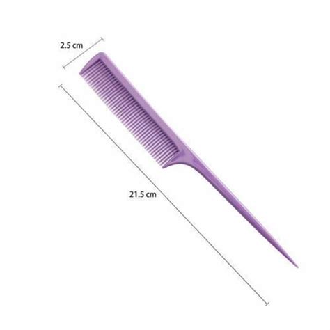 New 10개 자주색 미용 꼬리빗 커트빗 컷트 브러쉬 세컨웨어헬로마켓