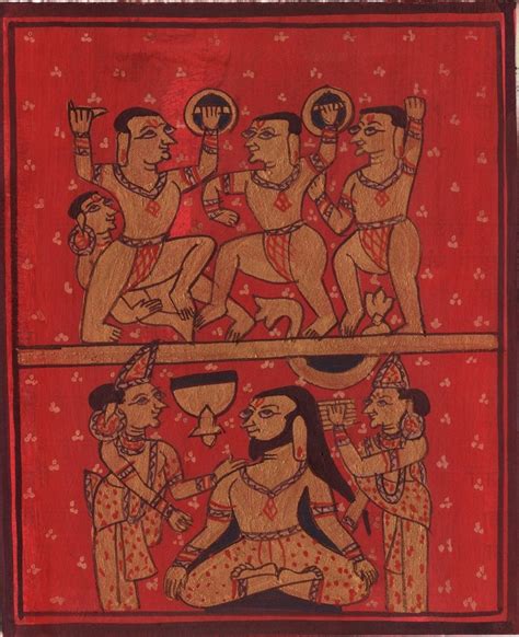 Jainism Kalpasutra Art Illuminated Manuscript Indian Historical Jain
