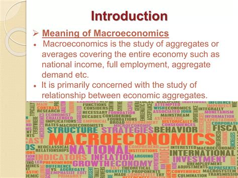 Unit 1 Introduction Macroeconomics Ppt