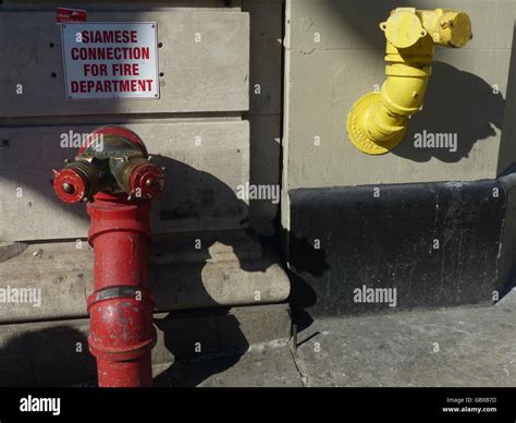 Sprinkler Siamese Connection For Fire Department Sign 57 Off