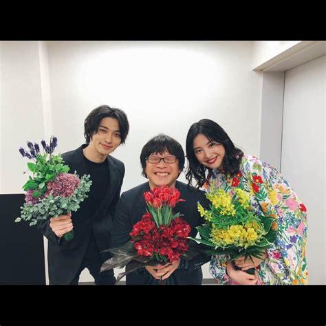 横浜流星さんのインスタグラム写真 横浜流星instagram「今日は『きみのめを語る会』と『きみの瞳が問いかけている』大ヒット御礼舞台