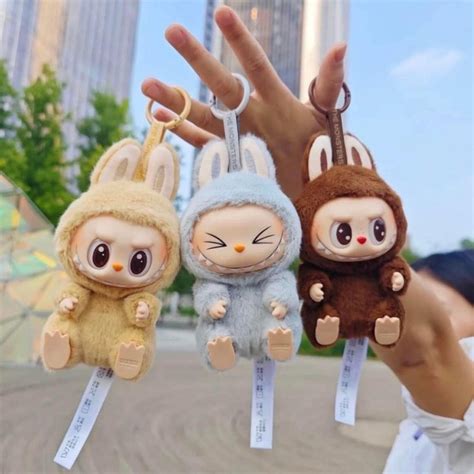 Labubu V2 พร้อมส่งไทย สีเทา Hehe Shopee Thailand