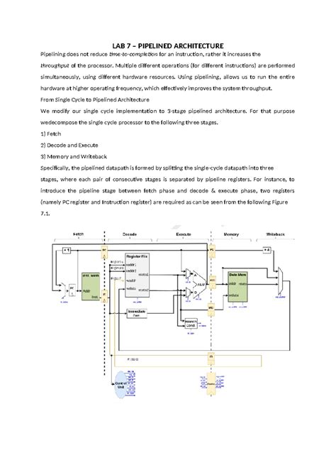 Electrical Engineering Lab 7 Pipelined Architecture Pipelining Does