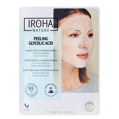 Iroha Nature Peelingová Obličejová Maska Glycolic Acid And Centella 20 Ml