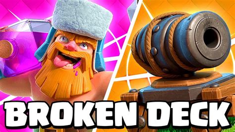 BROKEN GOLEM DECK Clash Royale YouTube