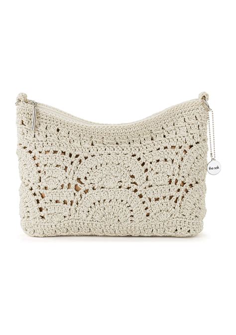 The Sak Lumi Crochet Crossbody Belk