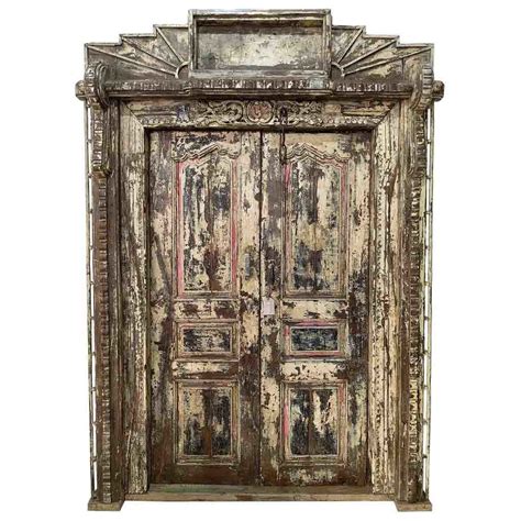 Porte En Bois Avec Finition Artisanale 140x15x210h Cm Leroy Merlin