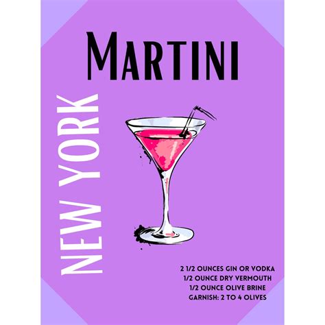 Cocktail Prints Etsy