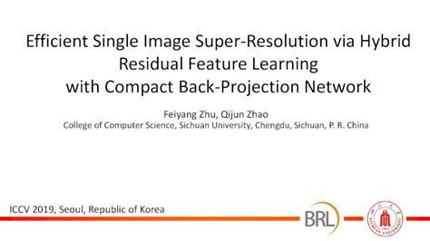 PDF Efficient Single Image Super Resolution Via Hybrid Single Image Super Resolution