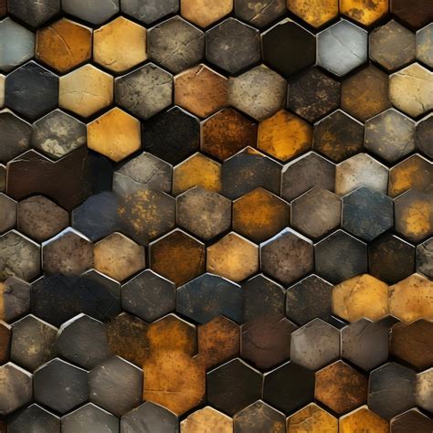Premium Ai Image Honeycomb Texture