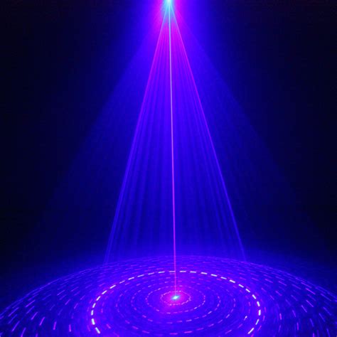 SUNY Remote Twin Gobo BLUE RED Laser Stage Lighting DJ Home Party Xmas