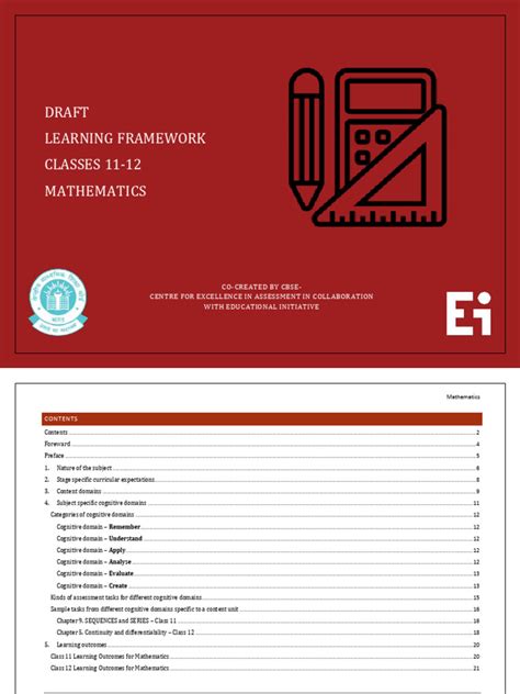 Math Learning Outcomes Pdf Mathematics Educational Assessment