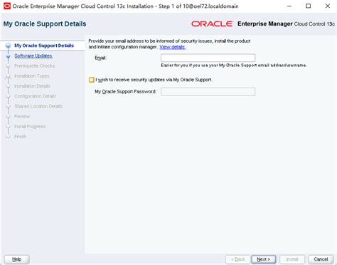 Oracle EM C EMCC Install Tips