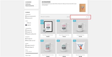 Unify Sorting Options For All Pages · Issue 20535 · Prestashop