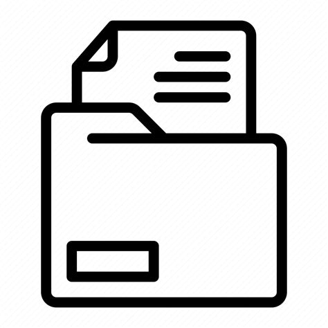 Repository Folder Storage Data File Icon Download On Iconfinder