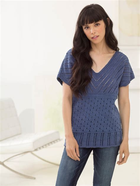 East Hampton Pullover Knit Lion Brand Yarn