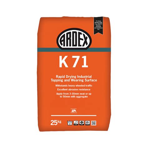 Ardex K 71 Rapid Drying Industrial Topping And Wearing Surface