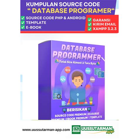 Jual Kumpulan Aplikasi Source Code + Database Programmer Lengkap - 30 GB G.drive | Shopee Indonesia