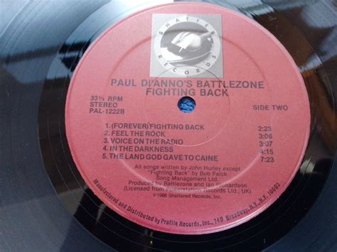 Iron Maiden Paul Di Annos Battlezone 12 Usa Press 1986 Gebraucht In Schaan Für Chf 10 Mit