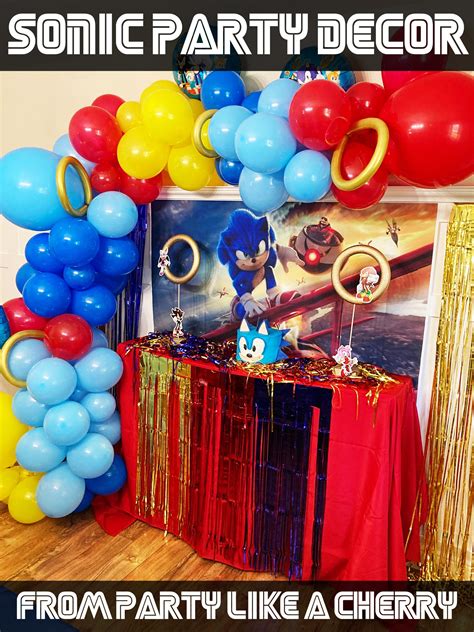 Diy Sonic Party Ideas Party Like A Cherry