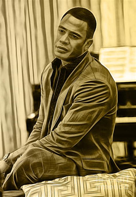 Empires Trai Byers Andre Lyon Mixed Media By Marvin Blaine Fine Art