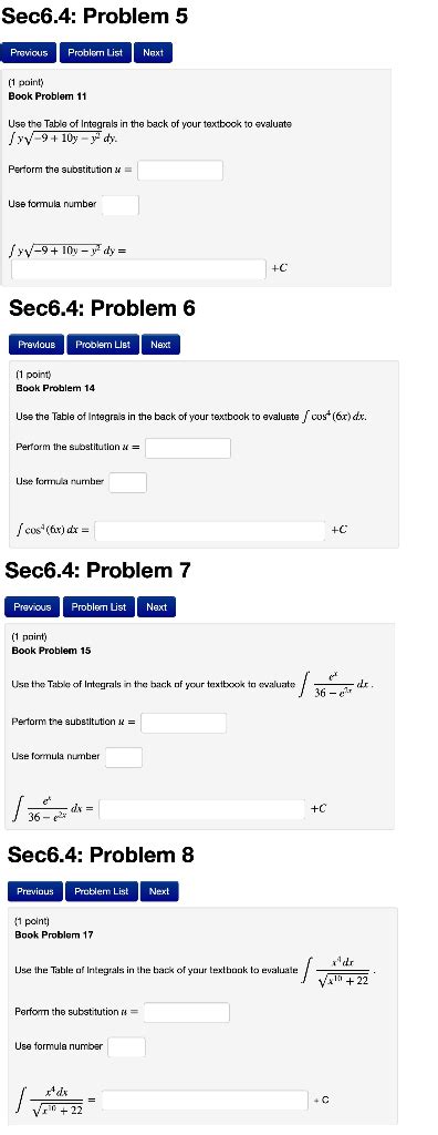 solved sec6 4 problem 5 previous problern list next 1