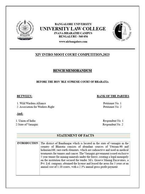 Intro Moot Bench Memo Pdf Legal Liability Corporate Social