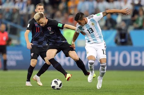 Fotos Del Partido Entre Argentina Y Croacia Infobae