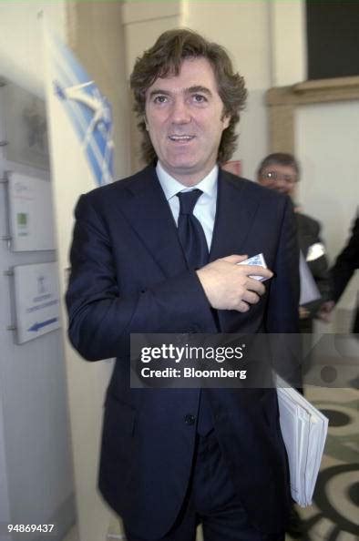 Flavio Cattaneo Chief Executive Officer Terna Spa Is Seen During A