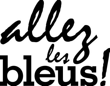Sticker Allez Les Bleus TenStickers